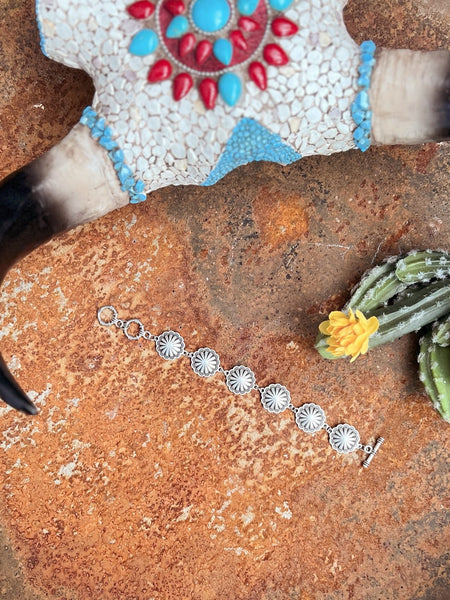 Brass Concho Toggle Bracelet | Gussied Up Online Boutique – gussied up ...