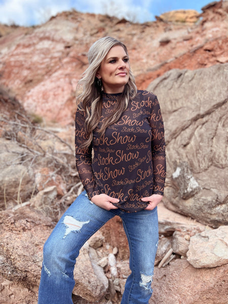 Sterling Kreek Stock Show Queen Mesh Top | Gussied Up Online – gussied ...