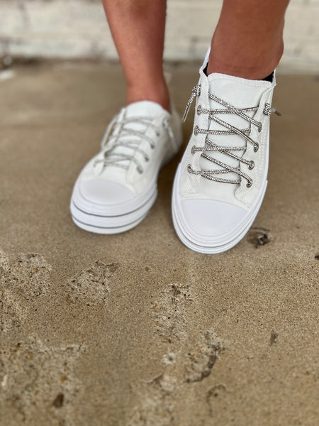 Very G Can I Get An Aman White Sneakers | Gussied Up Online – gussied ...