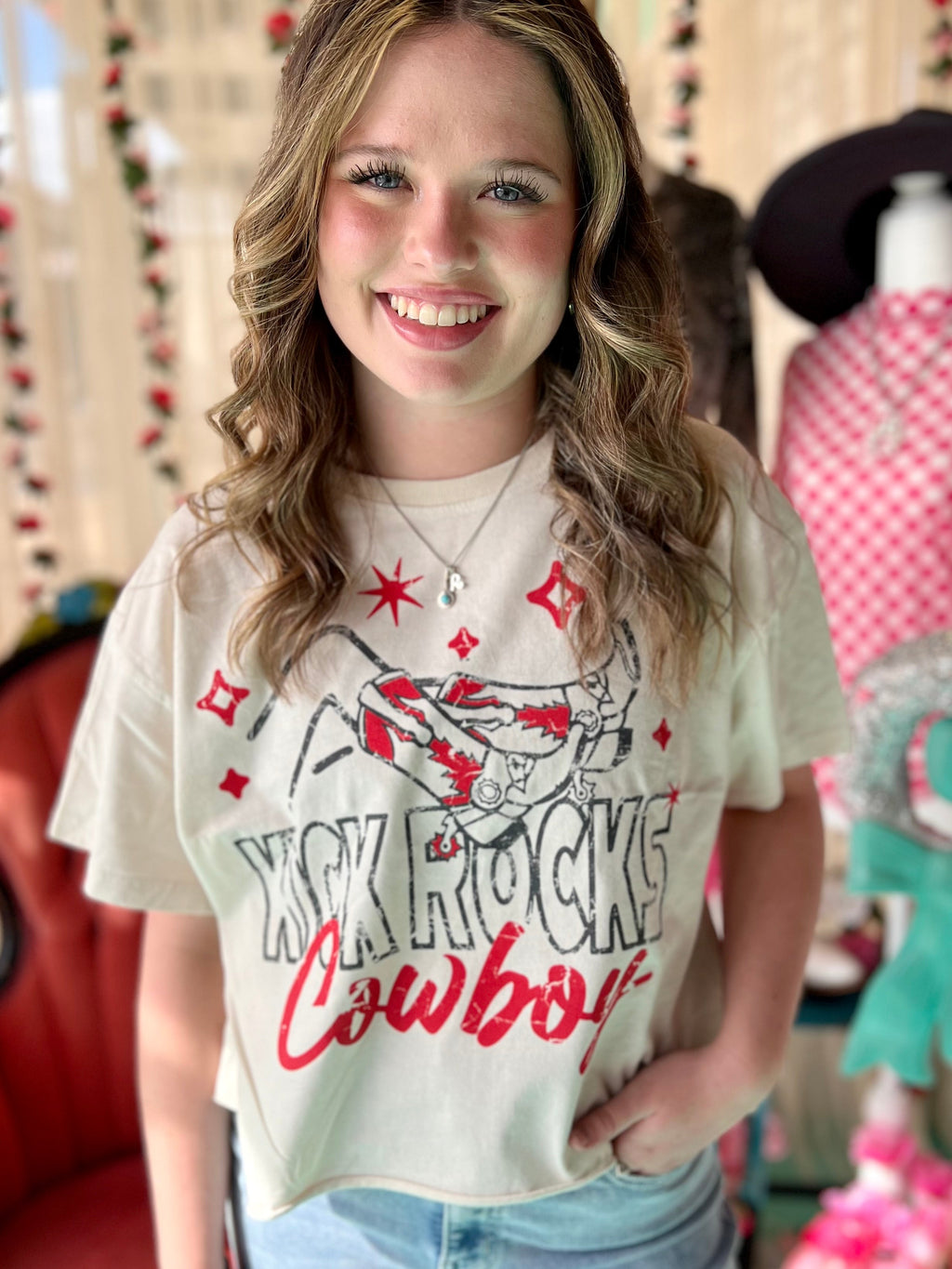 CROP TOPS BLOUSES GRAPHIC TEES TUNIC & TANKS | Get Gussied Up – gussied ...