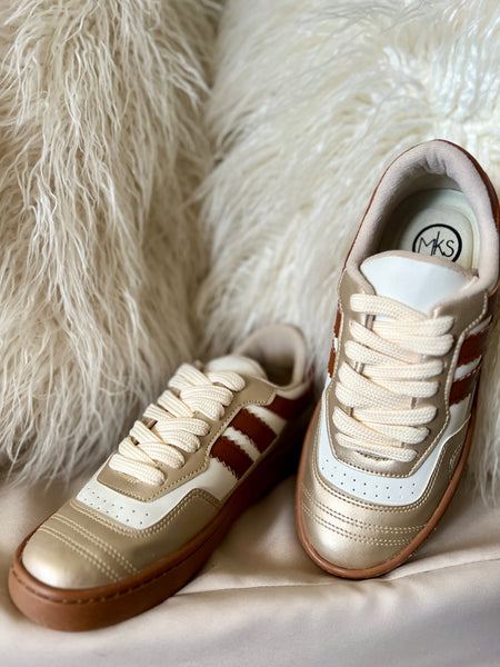 Golden Ask Me Nicely Sneakers I Gussieduponline – gussied up online