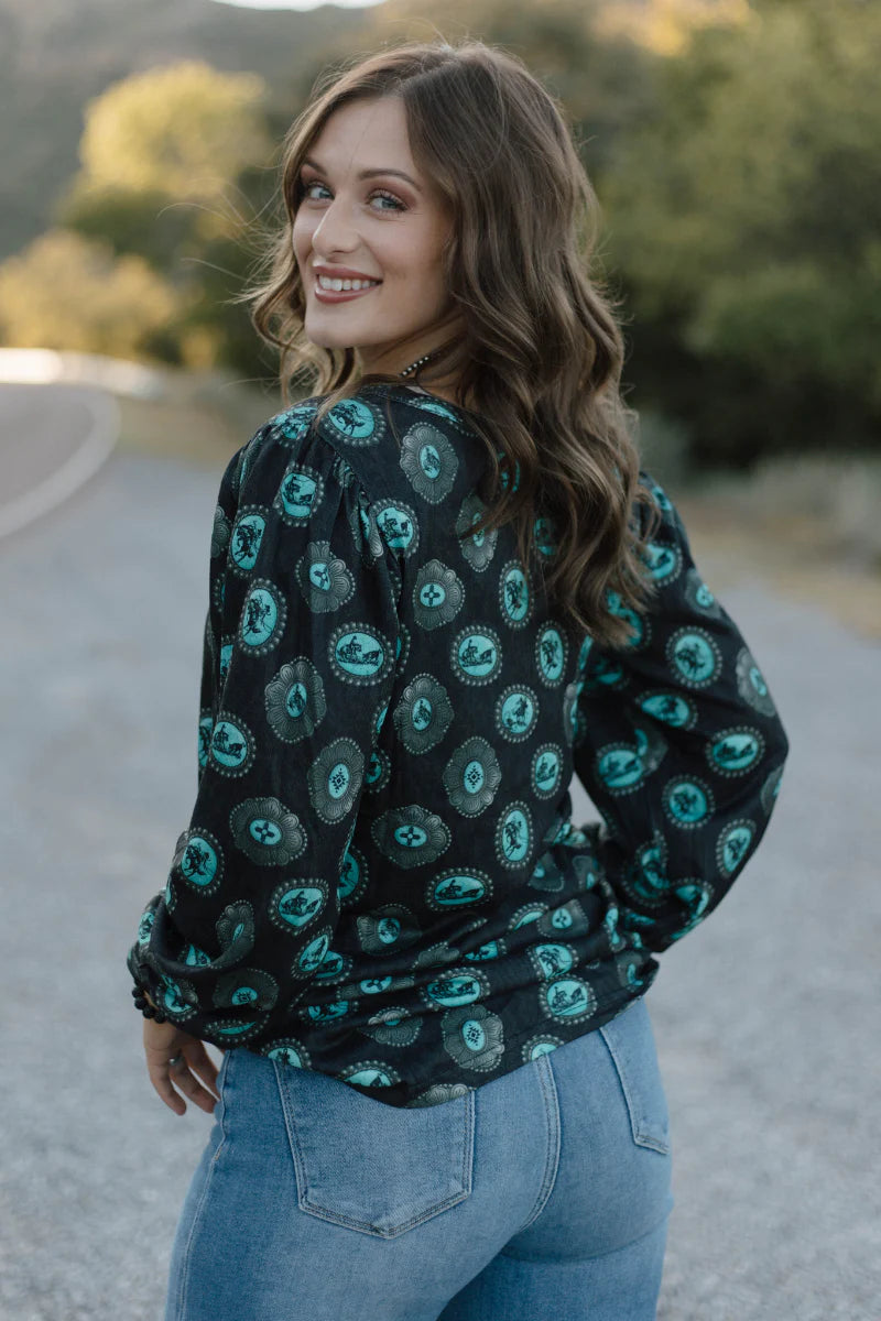 Sterling Kreek Silver Draw Top – gussied up online