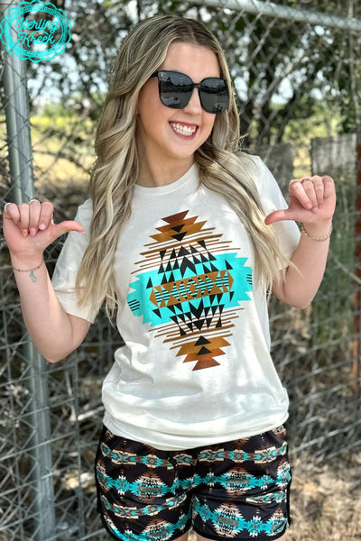 Sterling Kreek The Sandy Aztec Tee I Gussied Up Online – gussied up online