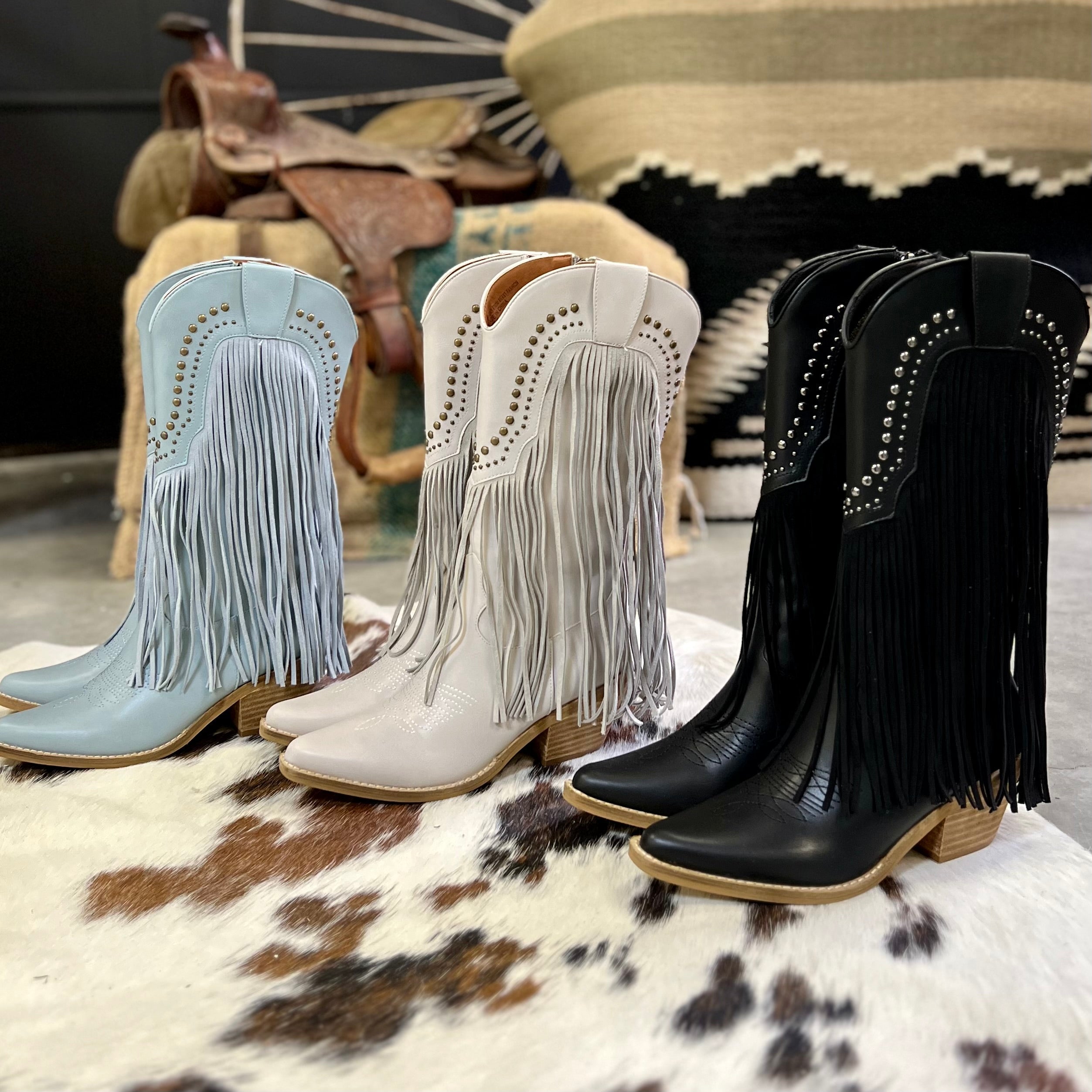 Beastly Fringe Boots I Gussied Up Online – gussied up online